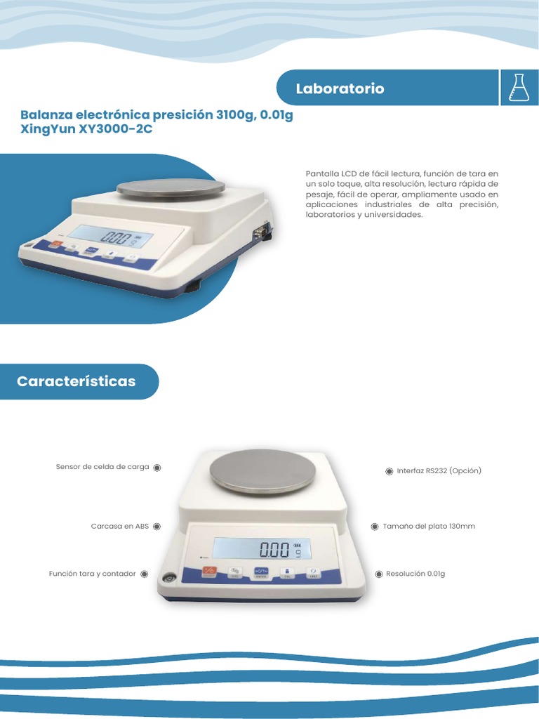 Balanza Analítica XY-3000 2C - Compressed | PDF