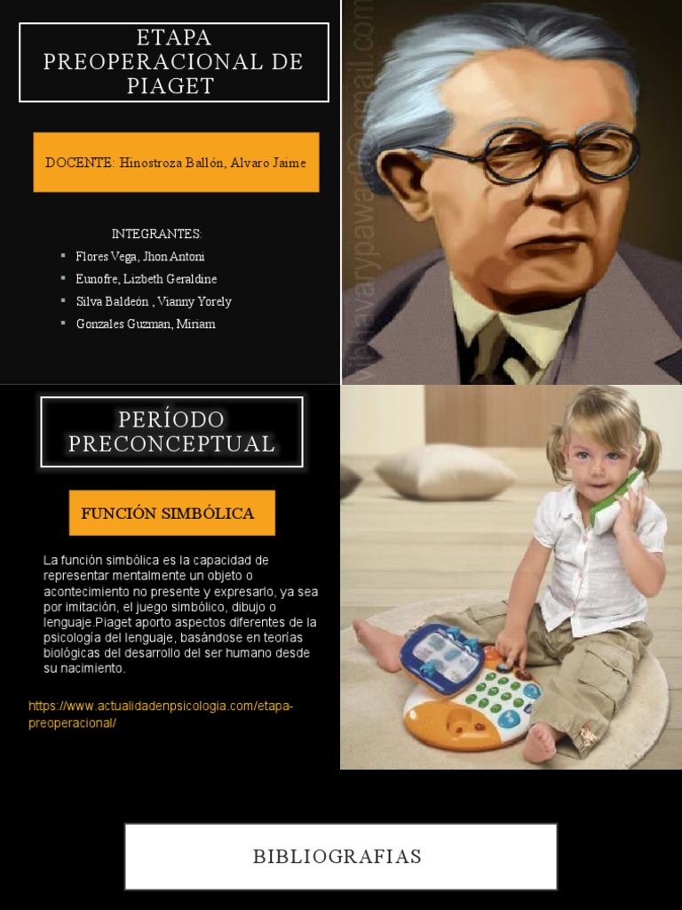 Etapa Preoperacional de Piaget | PDF | Conceptos psicologicos ...