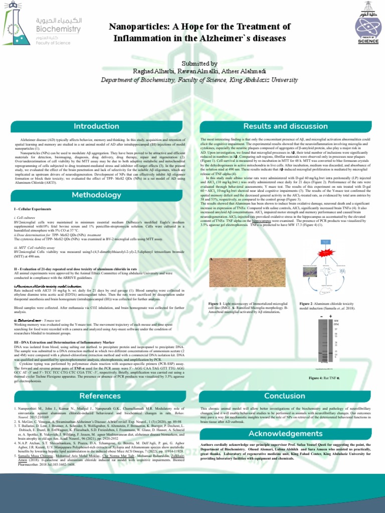 Poster Template - Biochemistry | PDF | Amyloid Beta | Polymerase Chain ...
