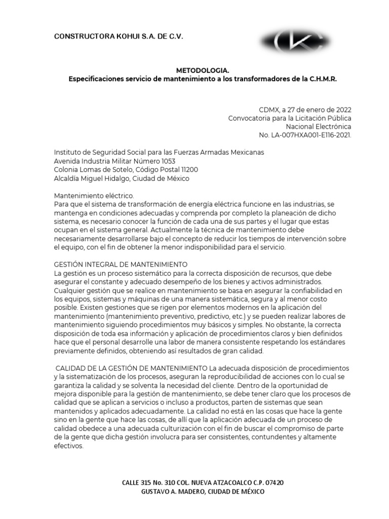 Metodologia Mantenimiento Transformadores | PDF | Transformador ... Metodologia Mantenimiento Transformadores | PDF | Transformador ...