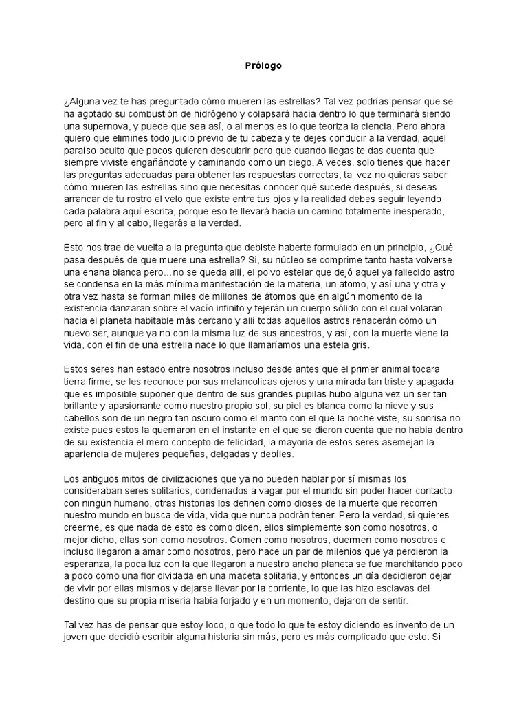 Prologo | PDF | Libros para adolescentes
