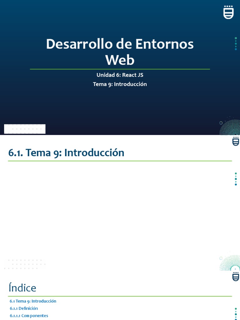 Ppt 2022 02 U06 T09 Desarrollo De Entornos Web 2351 Pdf Modelo De Objeto De Documento 