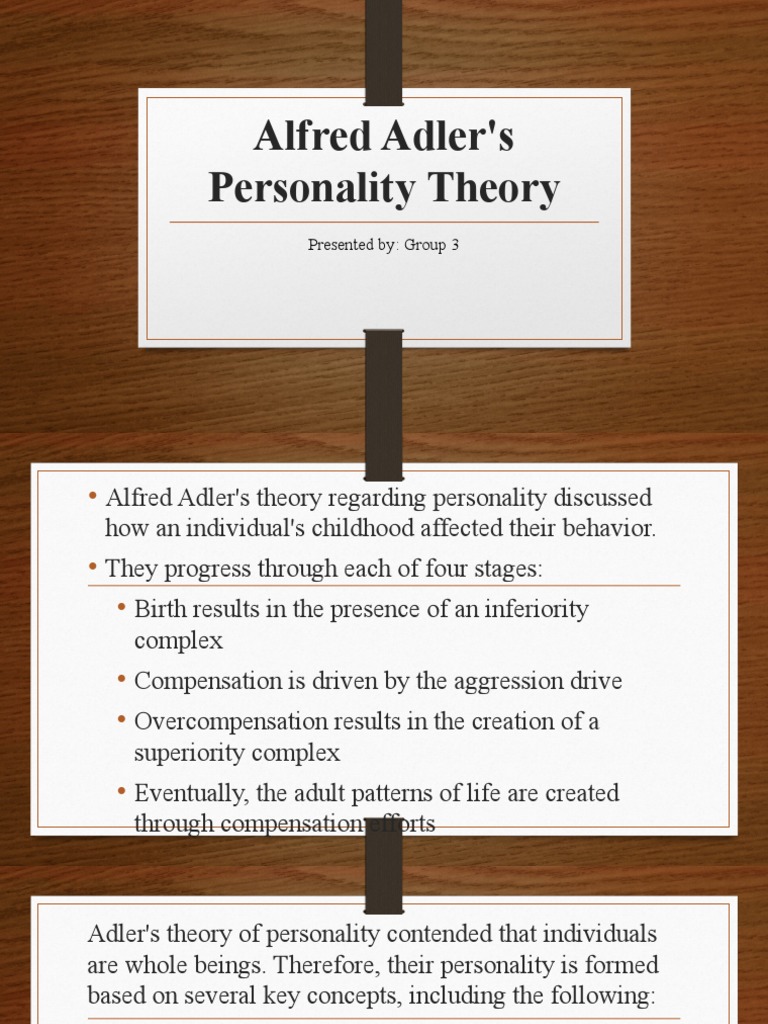 Alfred Adler's Personality Theory | PDF