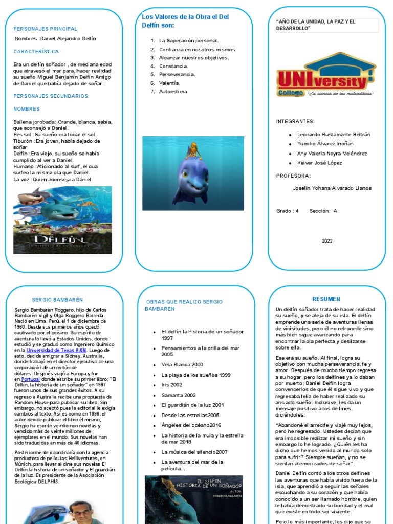 Triptico El Delfin | PDF