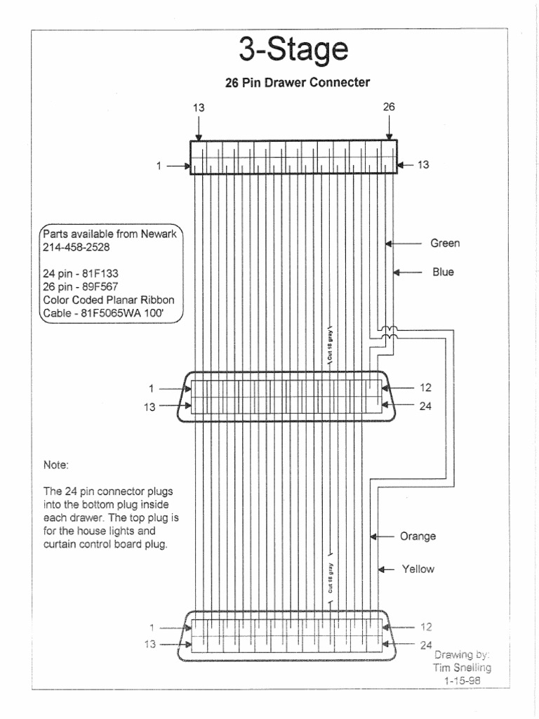 26 Pin 3 Stage Ribbon Cable Pinout | PDF