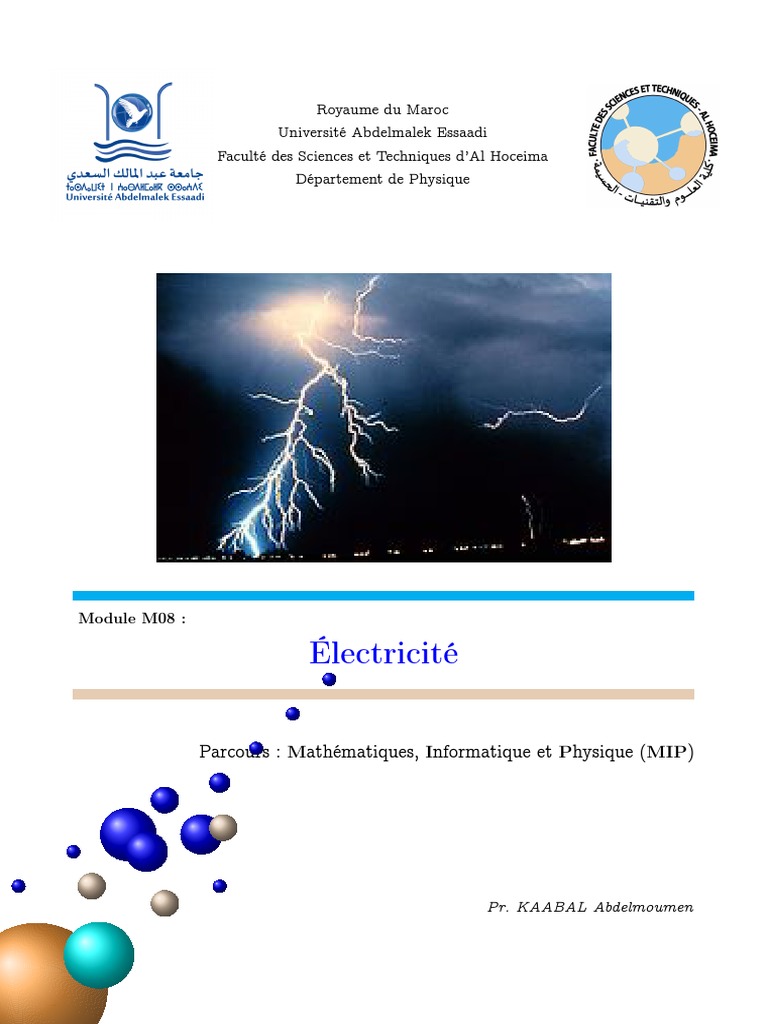 Cours Electricité | PDF | Champ magnétique | Électricité