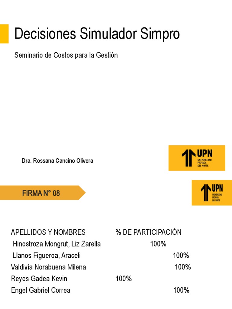 Simpro Firma 8 | PDF | Inventario | Economias