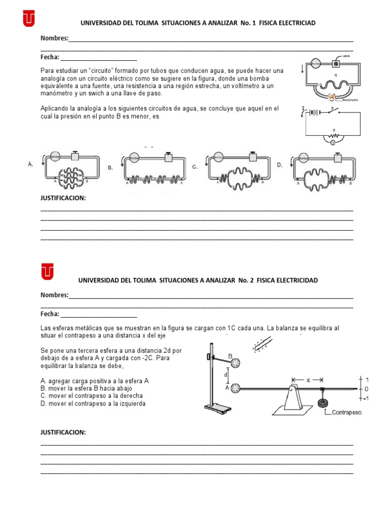 PREGUNTAS Electricidad | PDF | Corriente eléctrica | Electricidad