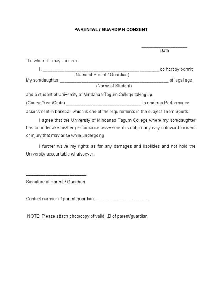 Parents-Consent | PDF