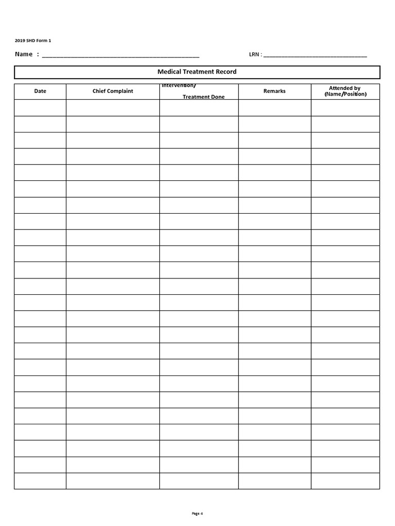 Learners-Health-Card | PDF