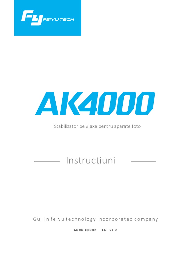 AK4000 Manual Romana | PDF
