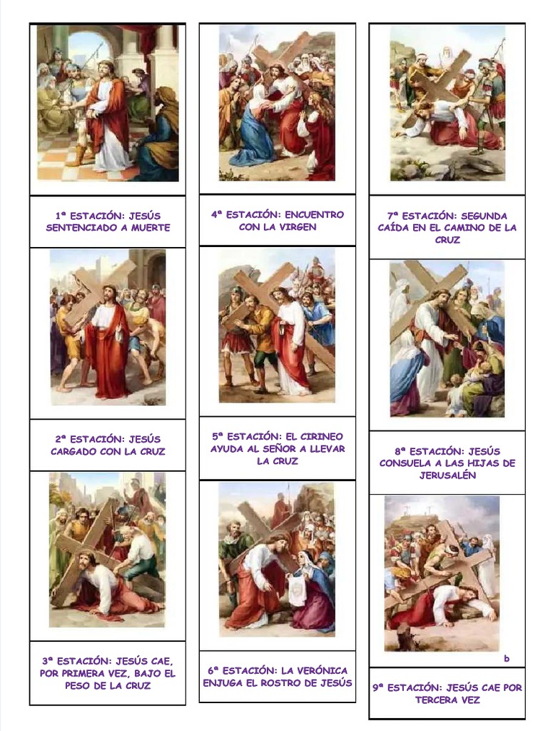12 Estaciones de Jesus | PDF