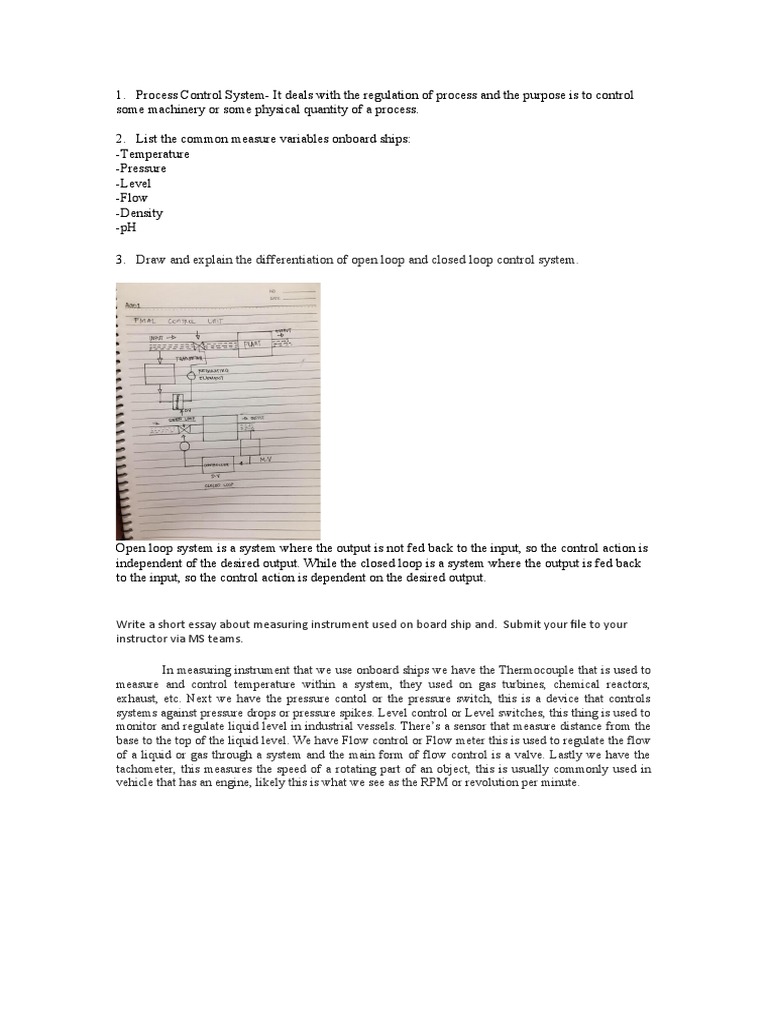 Process Control System | PDF