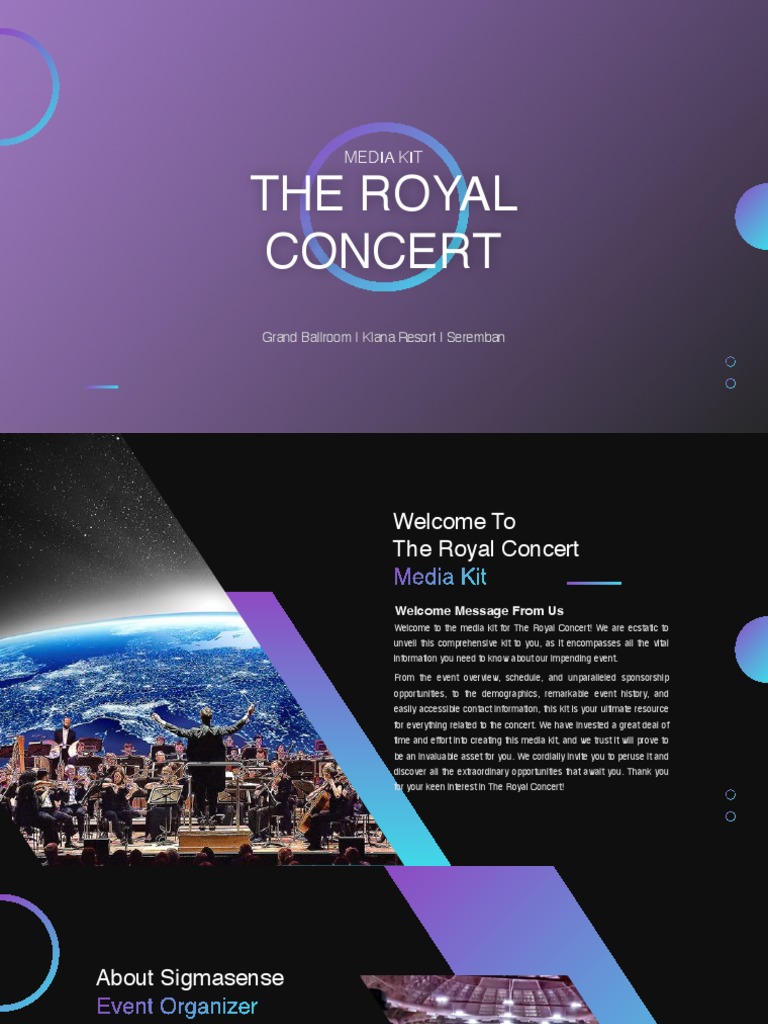 The Royal Concert Media Kit | PDF | Concert | Performing Arts