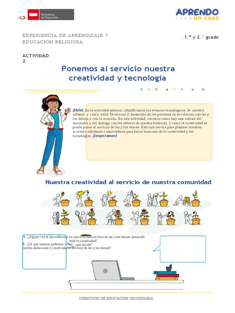 Creatividad y Tecnología al Servicio Comunal | PDF | Creatividad | Papa ...
