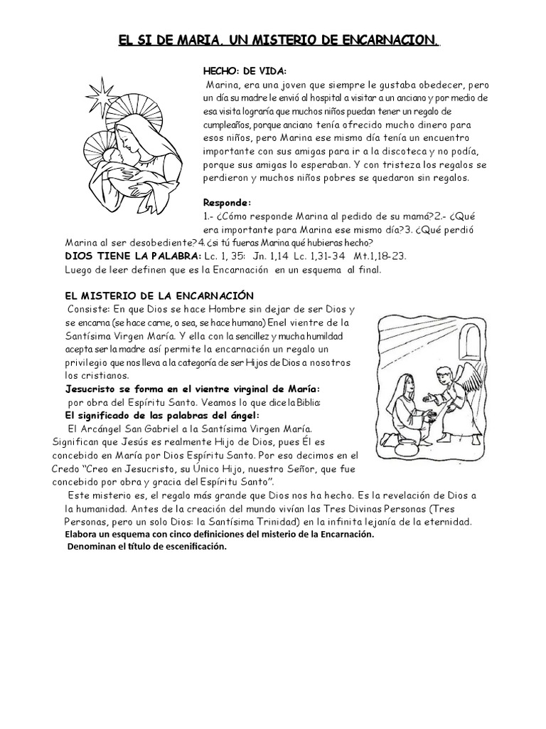 EL SI DE MARIA 4° | PDF