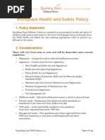 Sample First Aid Policy | PDF | First Aid | Occupational Safety And Health