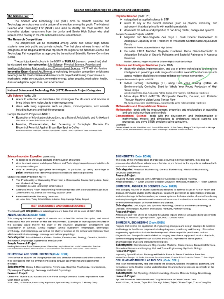ISEF Handout | Download Free PDF | Biomedical Engineering | Physics