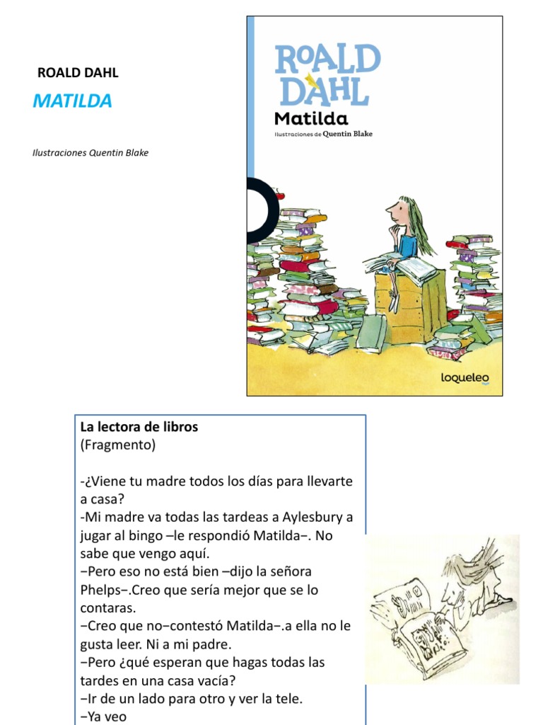 ROALD DAHL Fragmento Matilda 2 | PDF | Charles Dickens