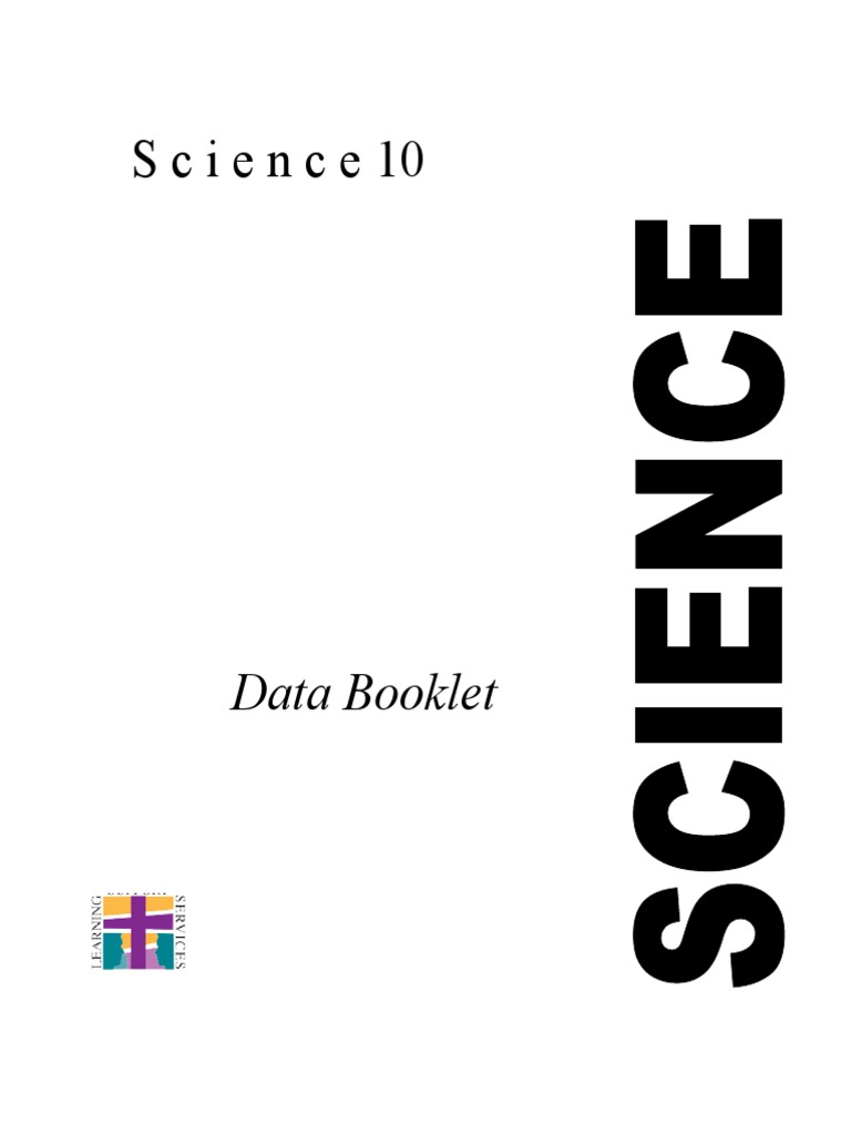 Sci 10 Data Booklet | PDF | Acid | Ammonium