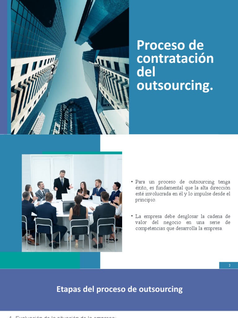 Proceso de Contratación Del Outsourcing | PDF | Outsourcing | Negocios ...