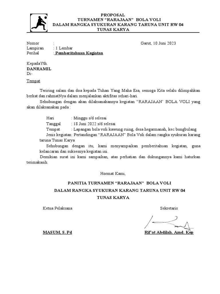 Surat Tembusan Kapolsek | PDF