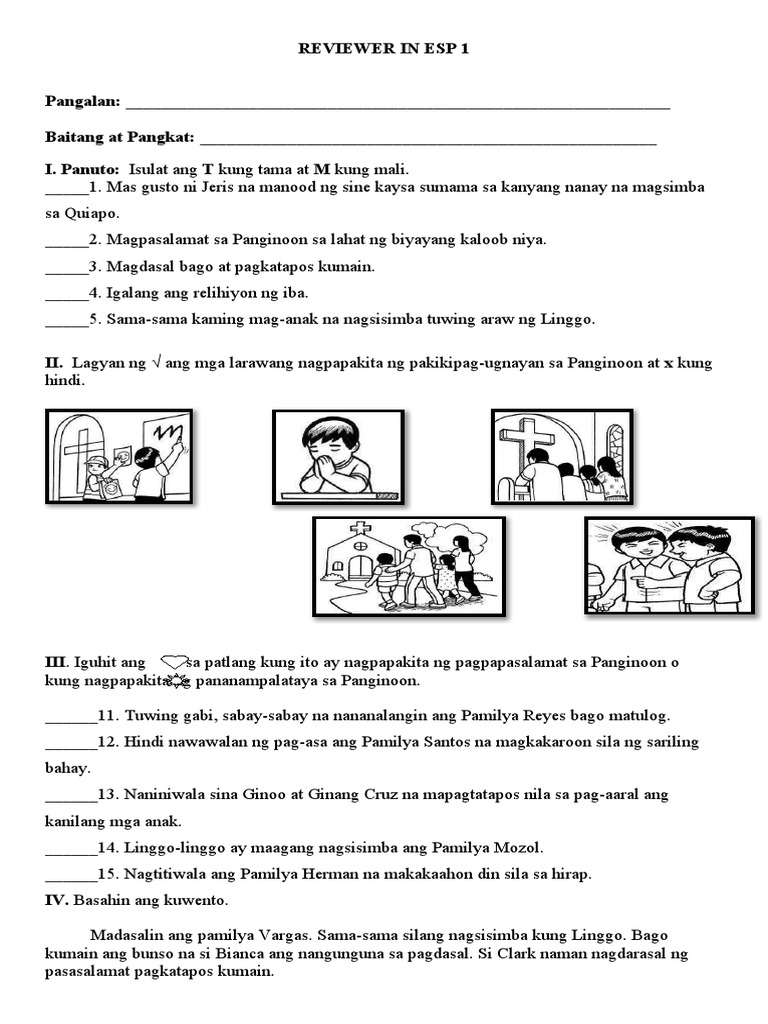 PT - Esp 1 - Q4 V1 | PDF