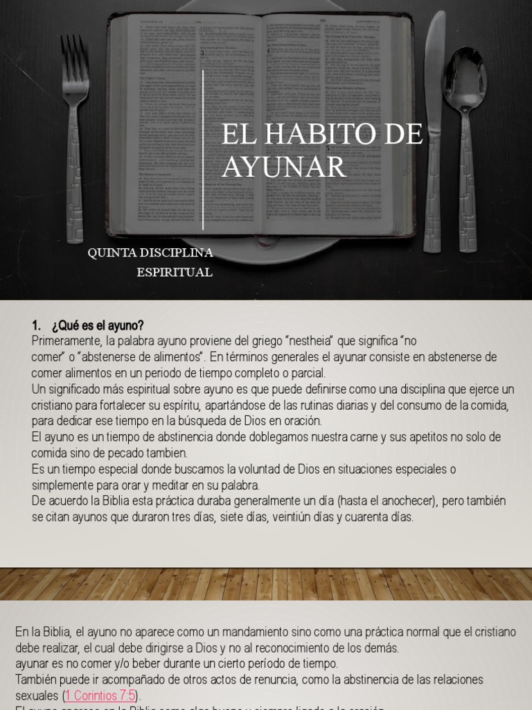 El Ayuno | PDF | Rápido | Esther