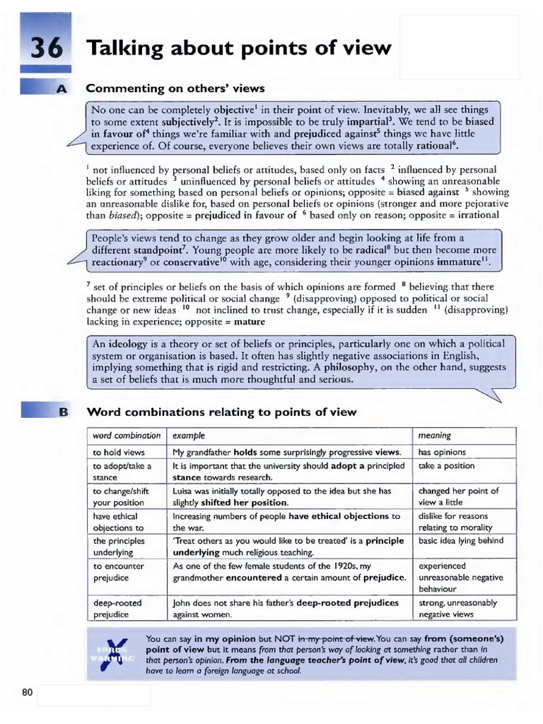 Unit 36 - Points of View | PDF