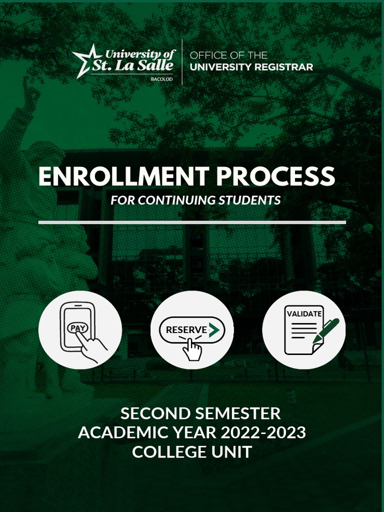 Enrollment Steps | PDF | Academic Term | Fee