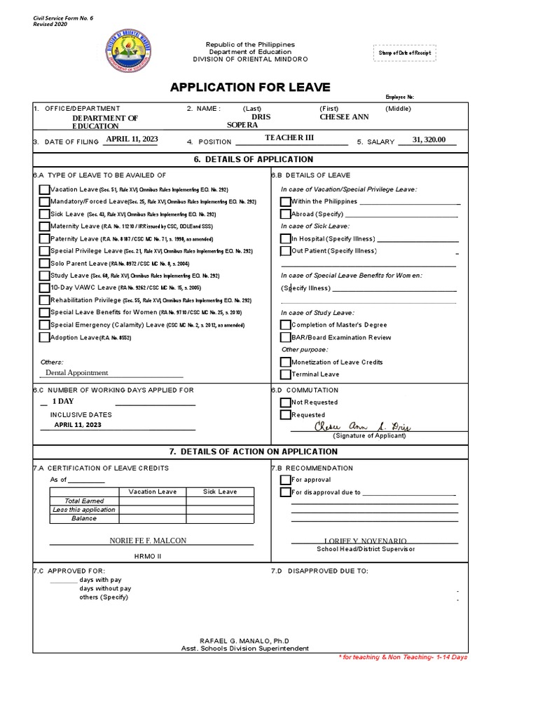 Form 6 | PDF | Government | Social Programs