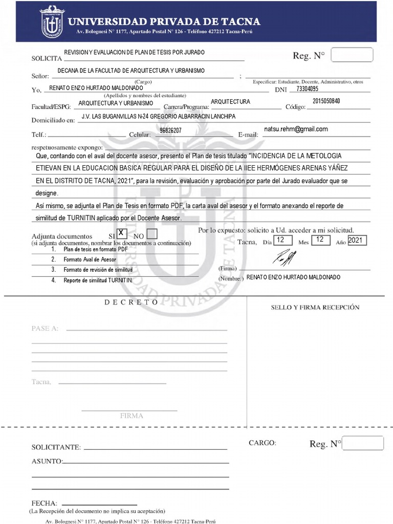 1.fut Editable para Bachiller | PDF