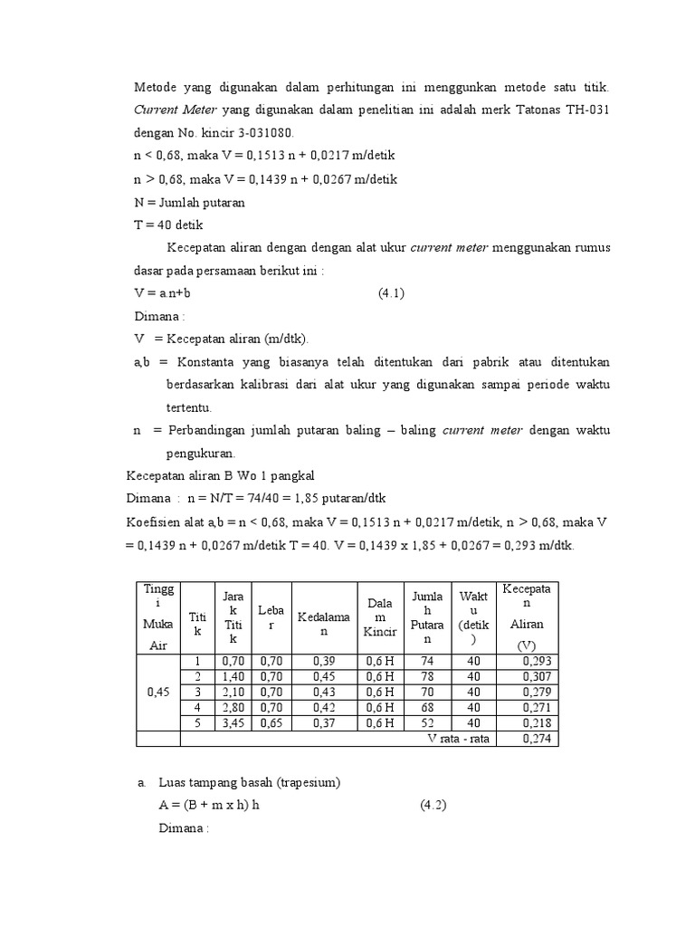 Rumus Kecepatan | PDF