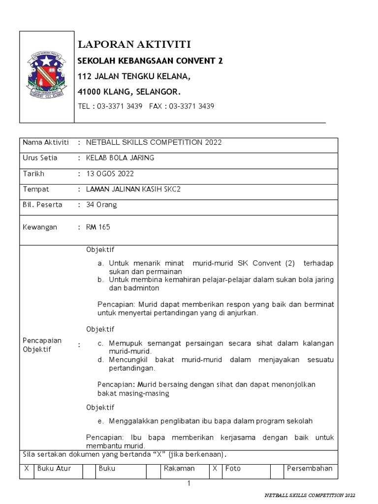 Dokumentasi Netball Skill Competition | PDF