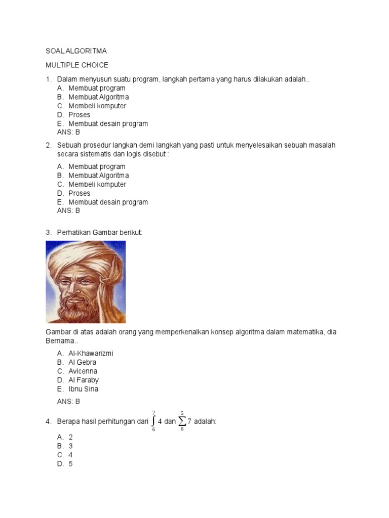 Soal Algoritma | PDF