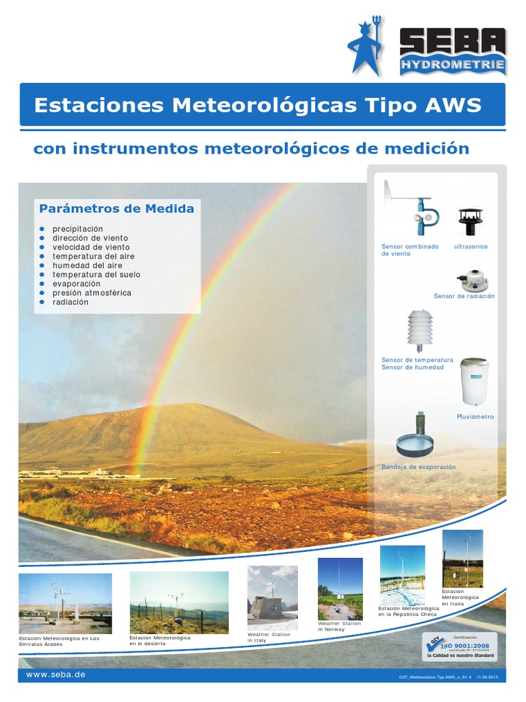 C07 Estaciones Meteorologicas Tipo AWS S | PDF | Meteorología | Herida