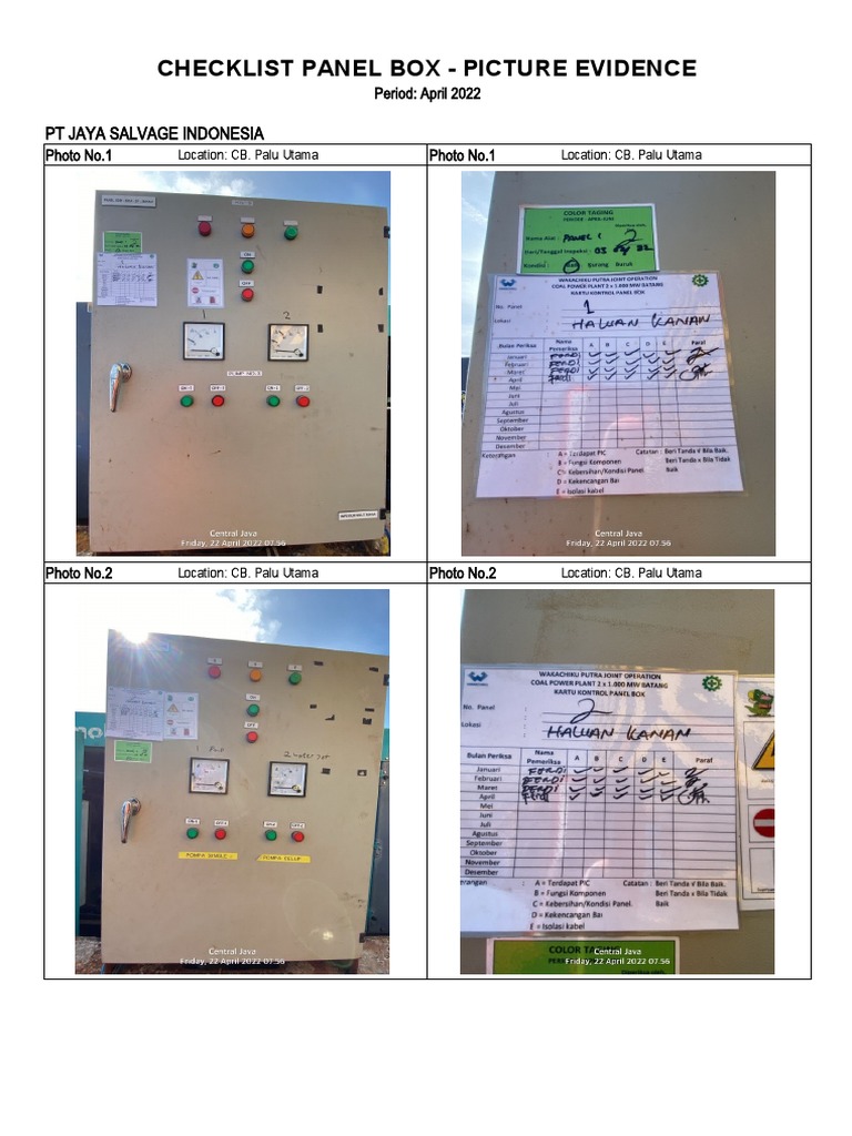 DB Box Checklist | PDF