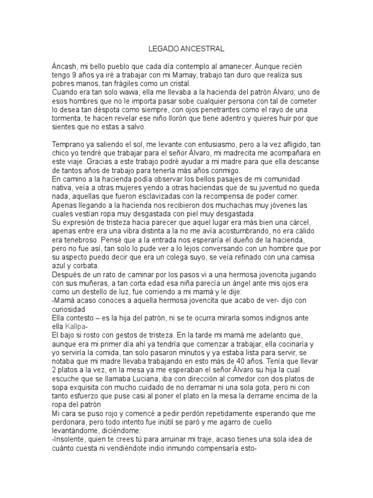 Legado Ancestral | PDF