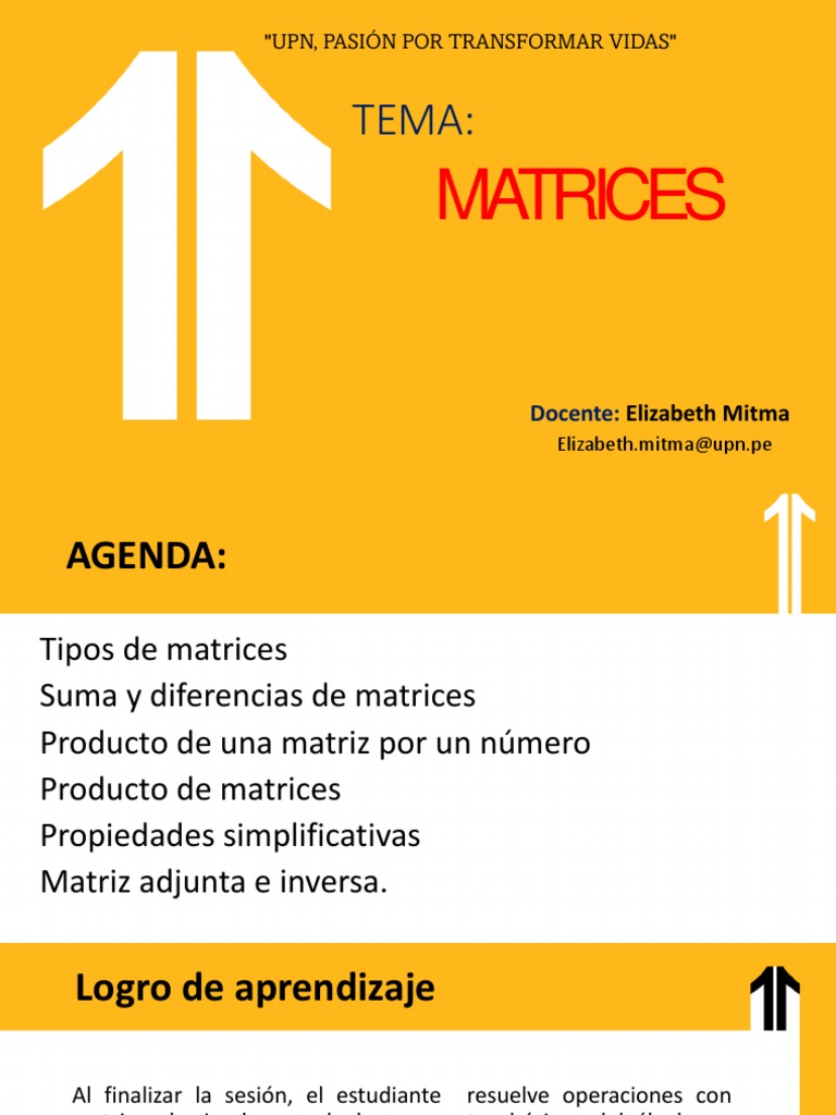 Operaciones y Tipos de Matrices | PDF | Matriz (Matemáticas) | Análisis ...