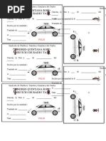 Recibo de Servicio de Taxi Editable | PDF | Transporte público ...