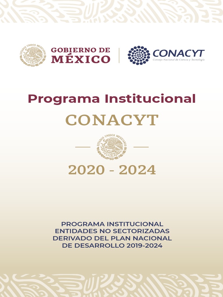 Programa Institucional Conacyt 2020-2024 | PDF | México