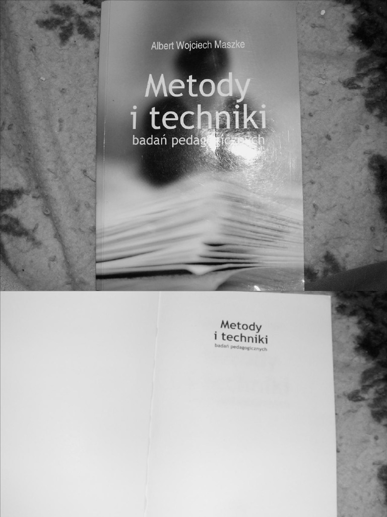 A.W. Maszke Metody I Techniki Badań Pedagogicznych 2008-1 | PDF