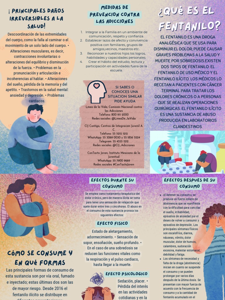 Triptico Fentanilo | PDF | Despachador de drogas | Fentanilo