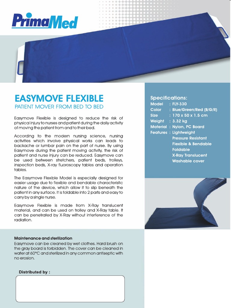 115 Brosur PRIMAMED Easymove Flexible-FLY-330 Easy Move Carried Patient ...
