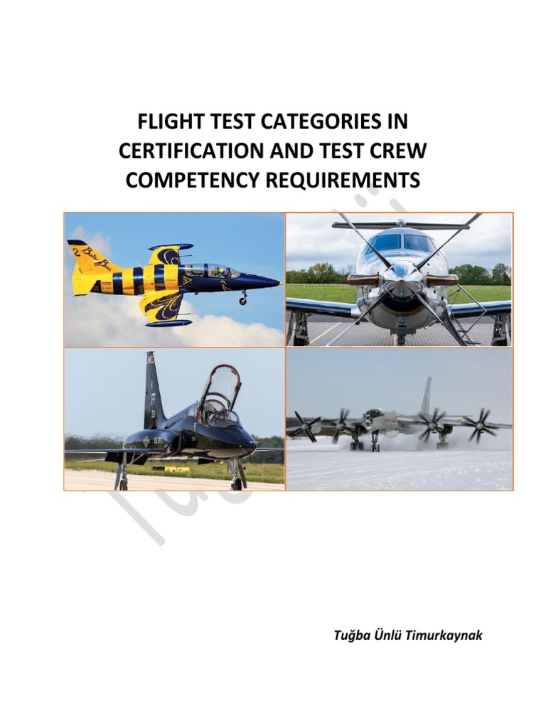 Flight Test Categories | PDF | Flight Test | Aircraft