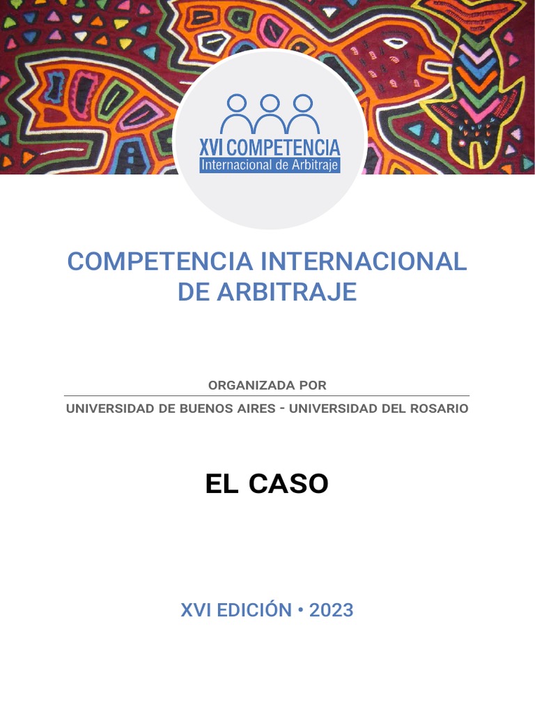 2023 - Caso Competencia de Arbitraje | PDF
