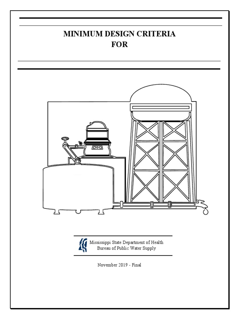 1583 Minimum Design Criteria - MS | PDF | Casing (Borehole) | Water ...