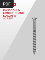 Ancon QwikFoot and QwikFix Threaded Inserts Design Guide | PDF | Screw ...