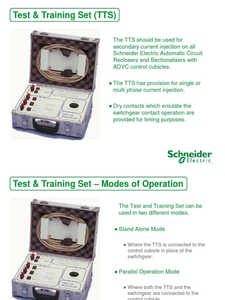 Advc Tts Test and Training Set - Modes of Operation | PDF | Power ...