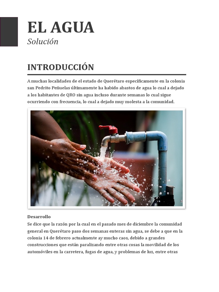 El Agua | PDF